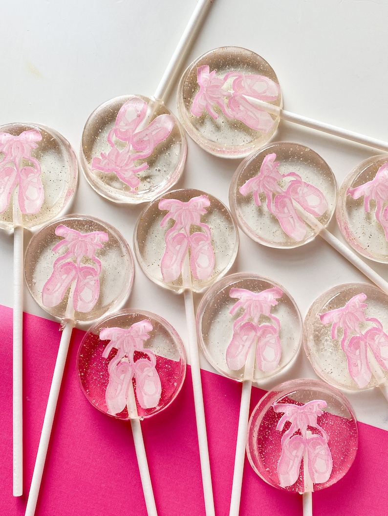 Ballet Shoe Lollipops: Ballerina Party Favors, Set of 6 - Etsy