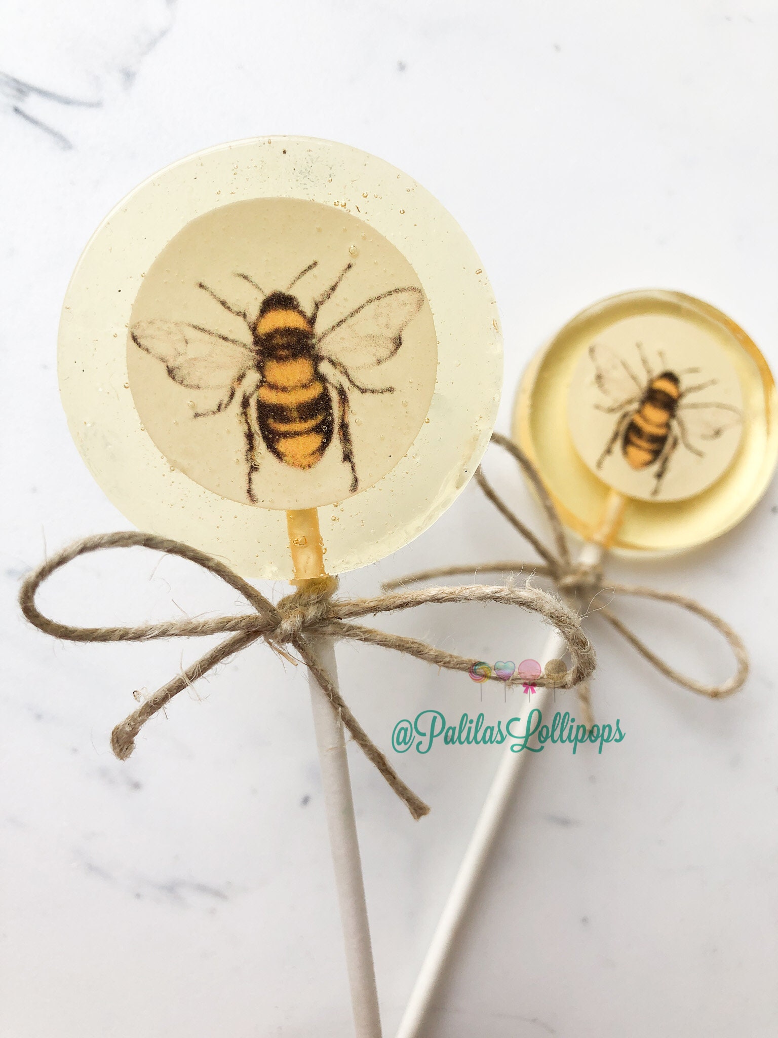 Honey Bee Lollipops Party Favors Bumble bee Hard candy. Honey | Etsy
