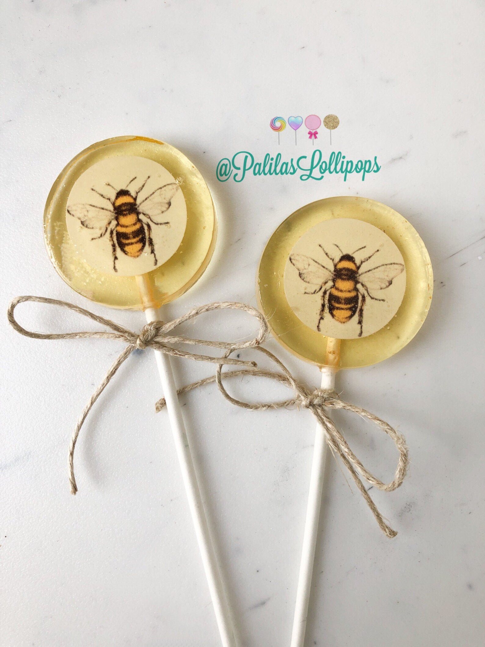 Honey Bee Lollipops Party Favors Bumble bee Hard candy. Honey | Etsy