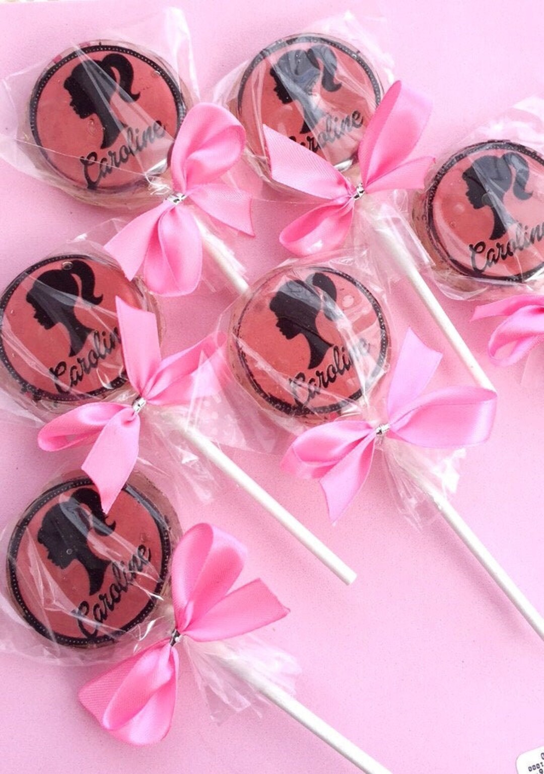 Barbie Inspired Customize Lollipops, Barbie Inspired Birthday Party ...