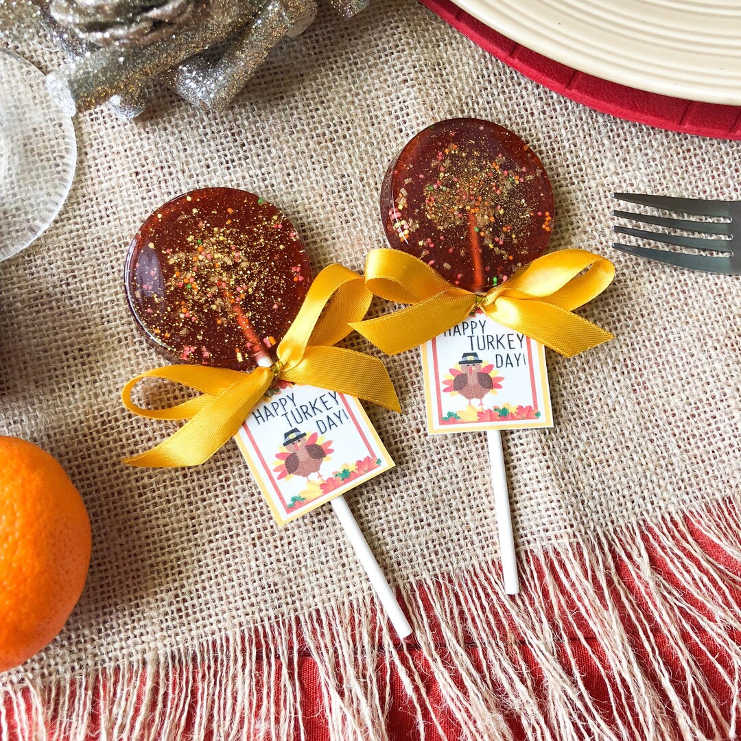 Thanksgiving Favors, Thanksgiving Lollipops, Turkey Favors, Turkey ...