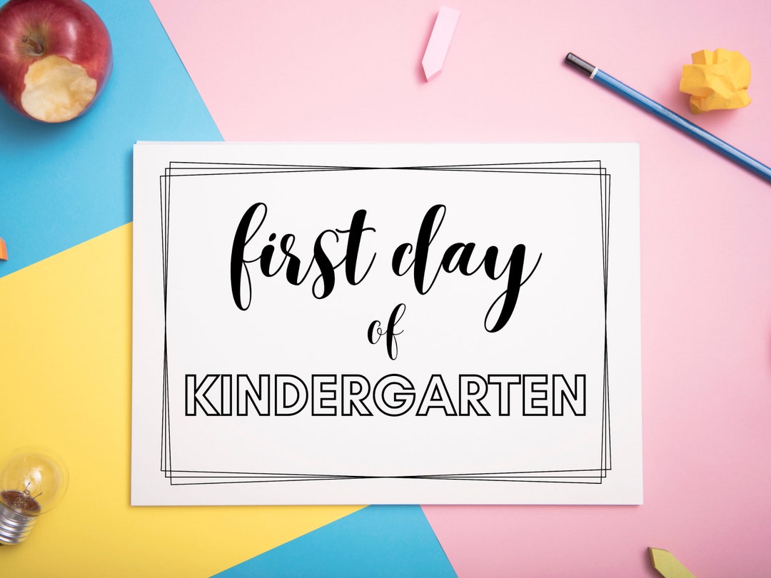 First Day of School, All Grades Signs, School Keepsake, Creating ...