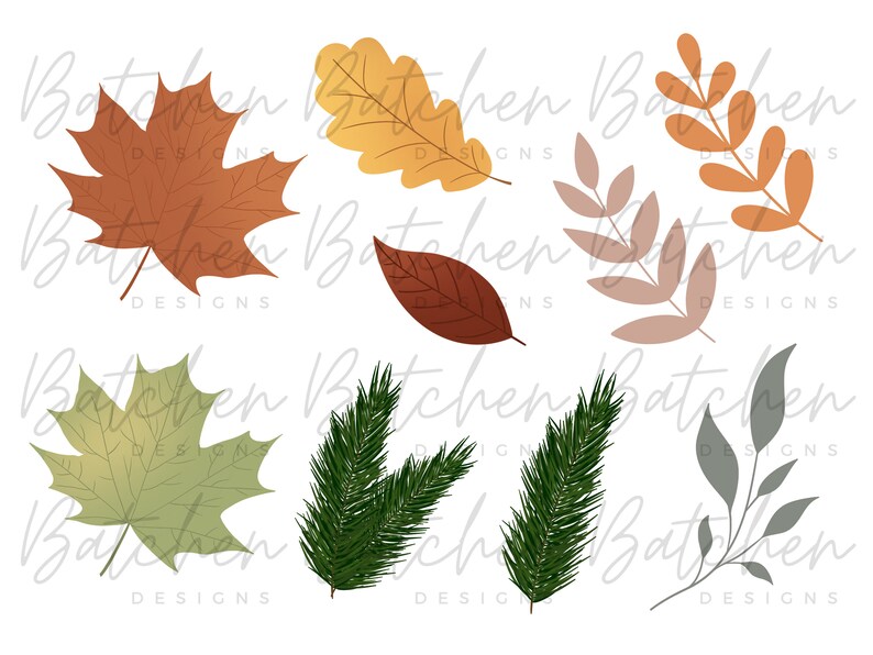 Fall Clipart, Autumn Clipart, Digital Download, Pumpkin, Orange, Fall ...