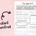 All About My Mommy, Mother's Day, Questionnaire, Activity Sheet, Bonus ...