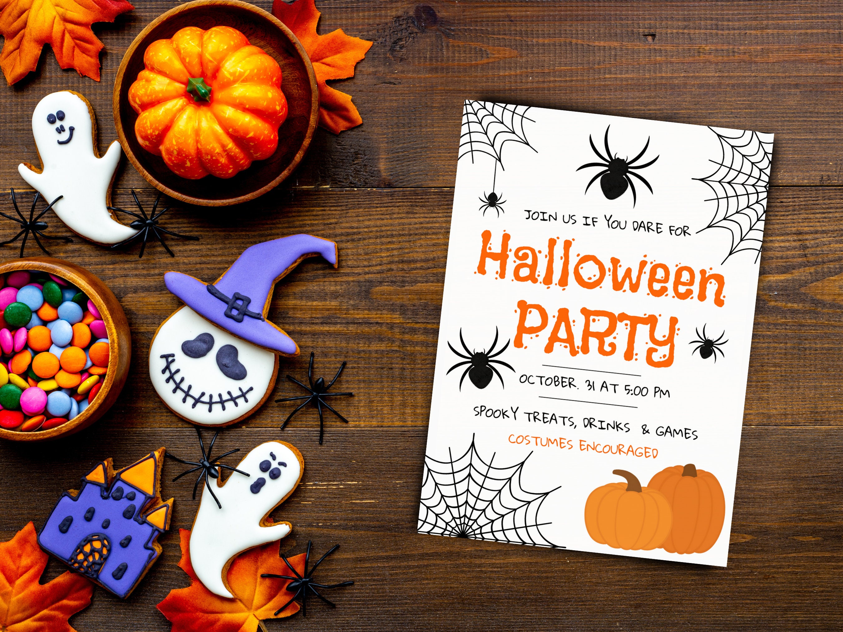 Halloween Clipart Cute Halloween Digital Clipart - Etsy