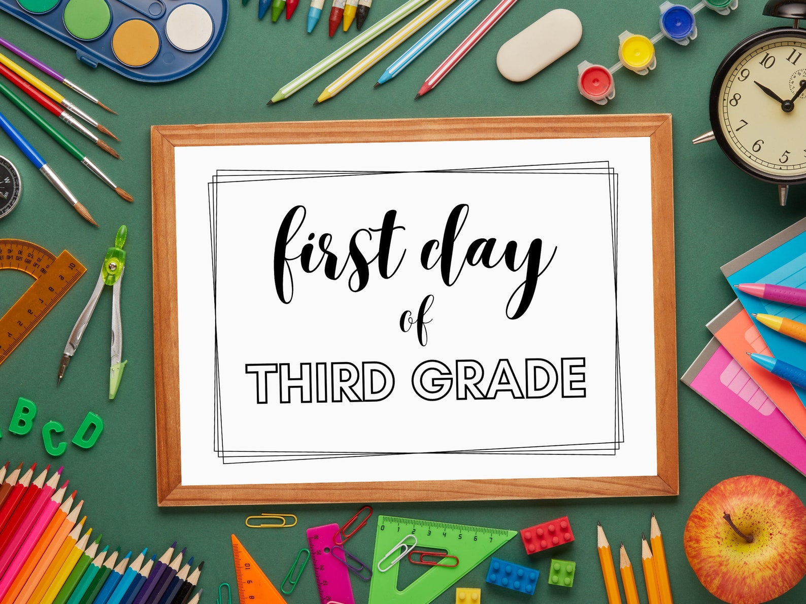 First Day of School, All Grades Signs, School Keepsake, Creating ...