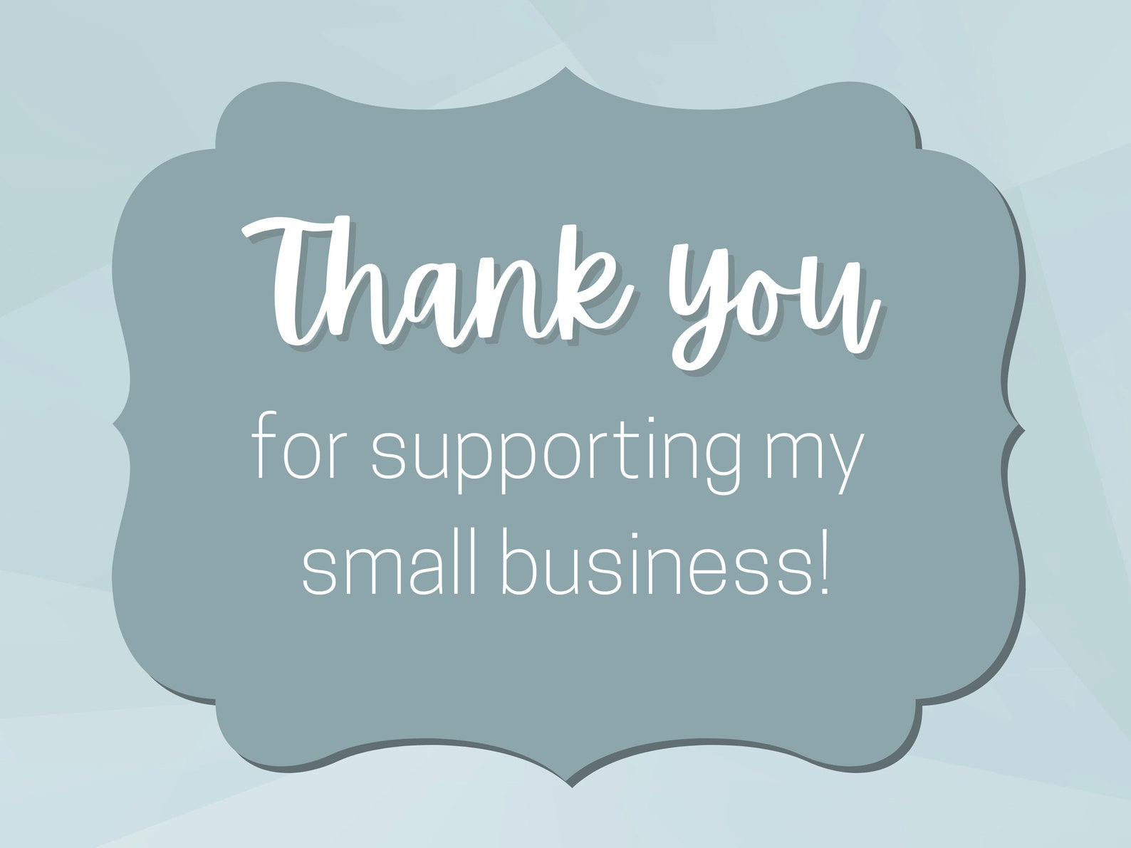 Not Opening Presents Printable, Thank You for Your Special Gift ...