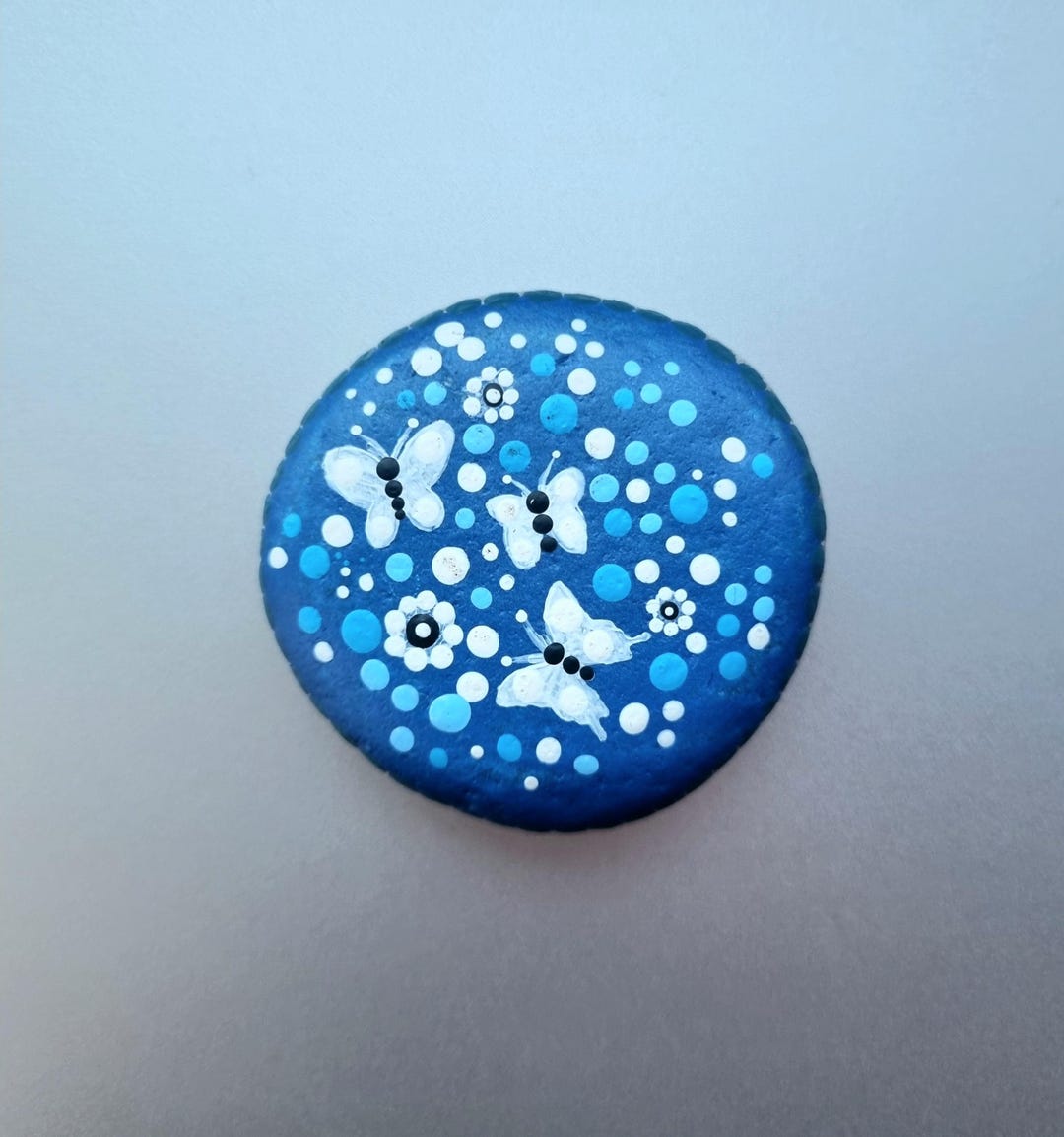 Refrigerator Magnets, Sea Stone Magnets, Painted Pebbles Magnets ...