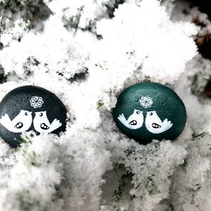 Refrigerator Magnets, Sea Stone Magnets, Painted Pebbles Magnets ...