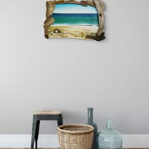 Handmade Sea - Themed Painting, Beachhouse Decor, Sea Treasures Collage ...