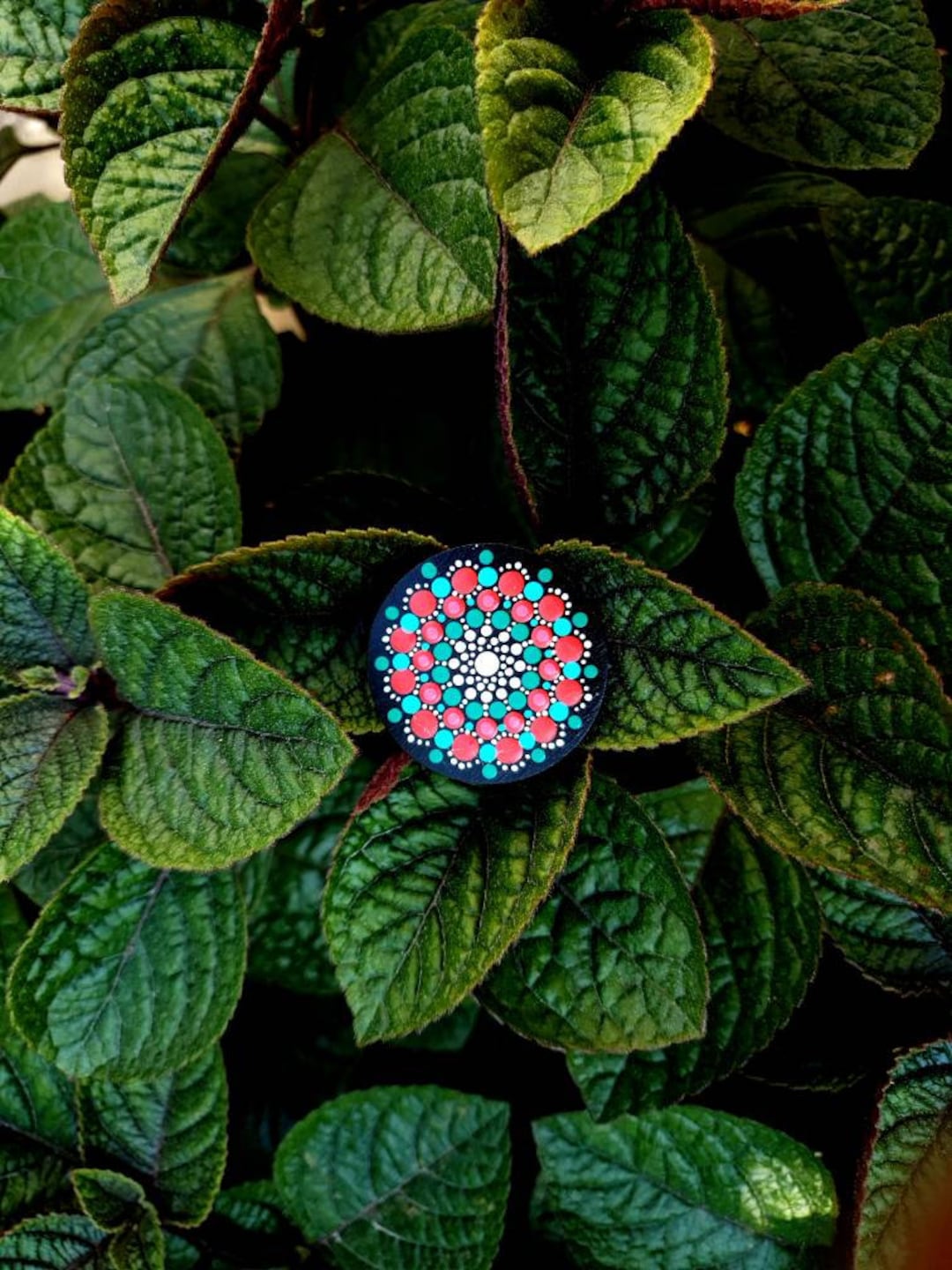 Set of 7 Mandala Magnets, Fridge Magnets, Hand Painted Wooden Magnets ...