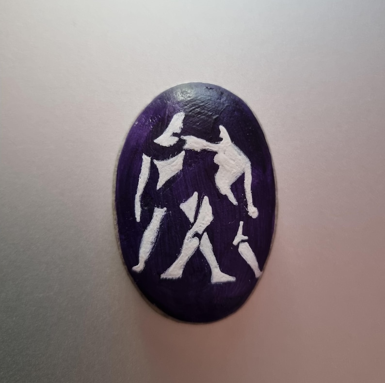 Zodiac Painted Stones, Zodiac Gift, Zodiac Signs, Stone Magnets ...