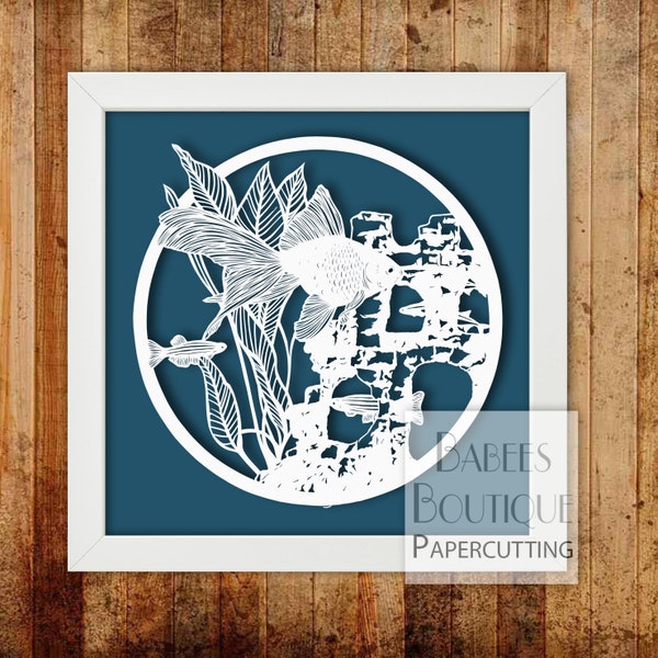 Fish Tank Template - Etsy