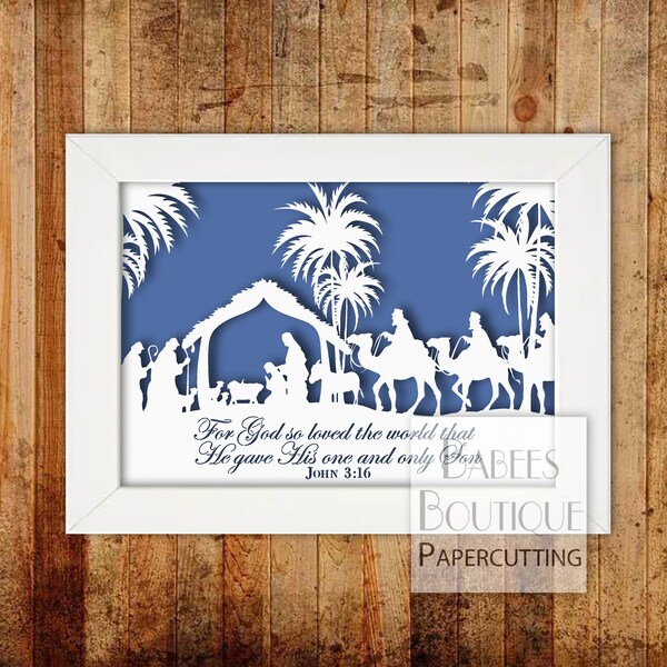 Papercut Christmas - Etsy