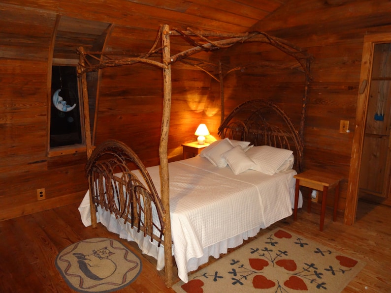 Full Size Willow Canopy Bed - Etsy