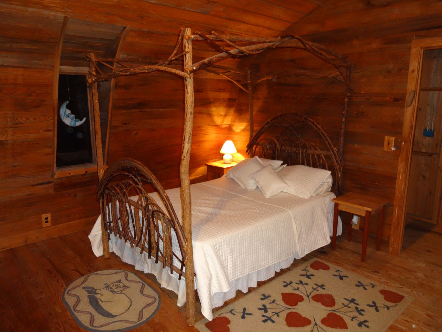 Full Size Willow Canopy Bed - Etsy