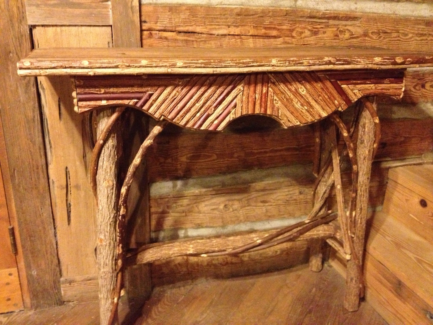 Willow Console Table With Beautiful Spalted Maple Top - Etsy