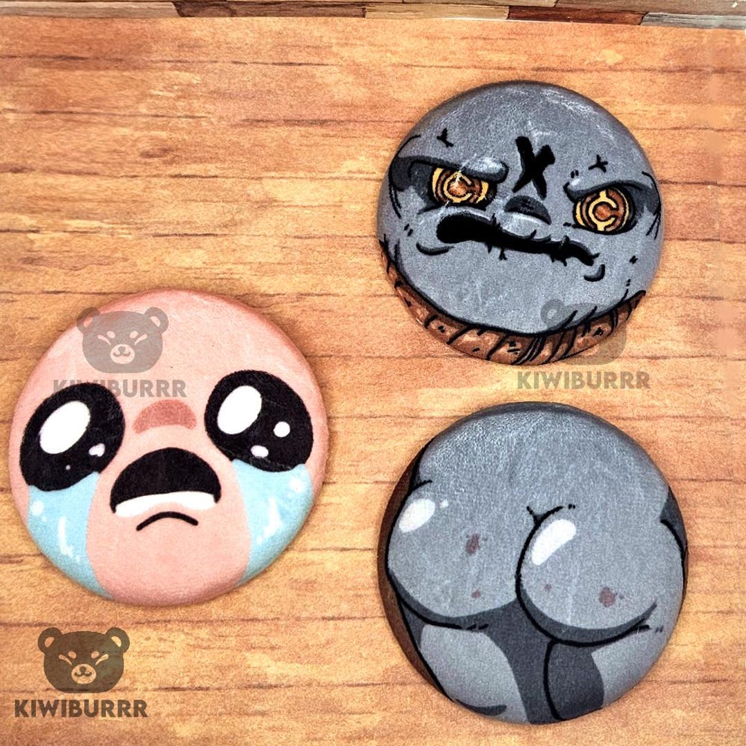 Binding of Isaac Guppy Ultra Greed 2.25 Plush Button - Etsy