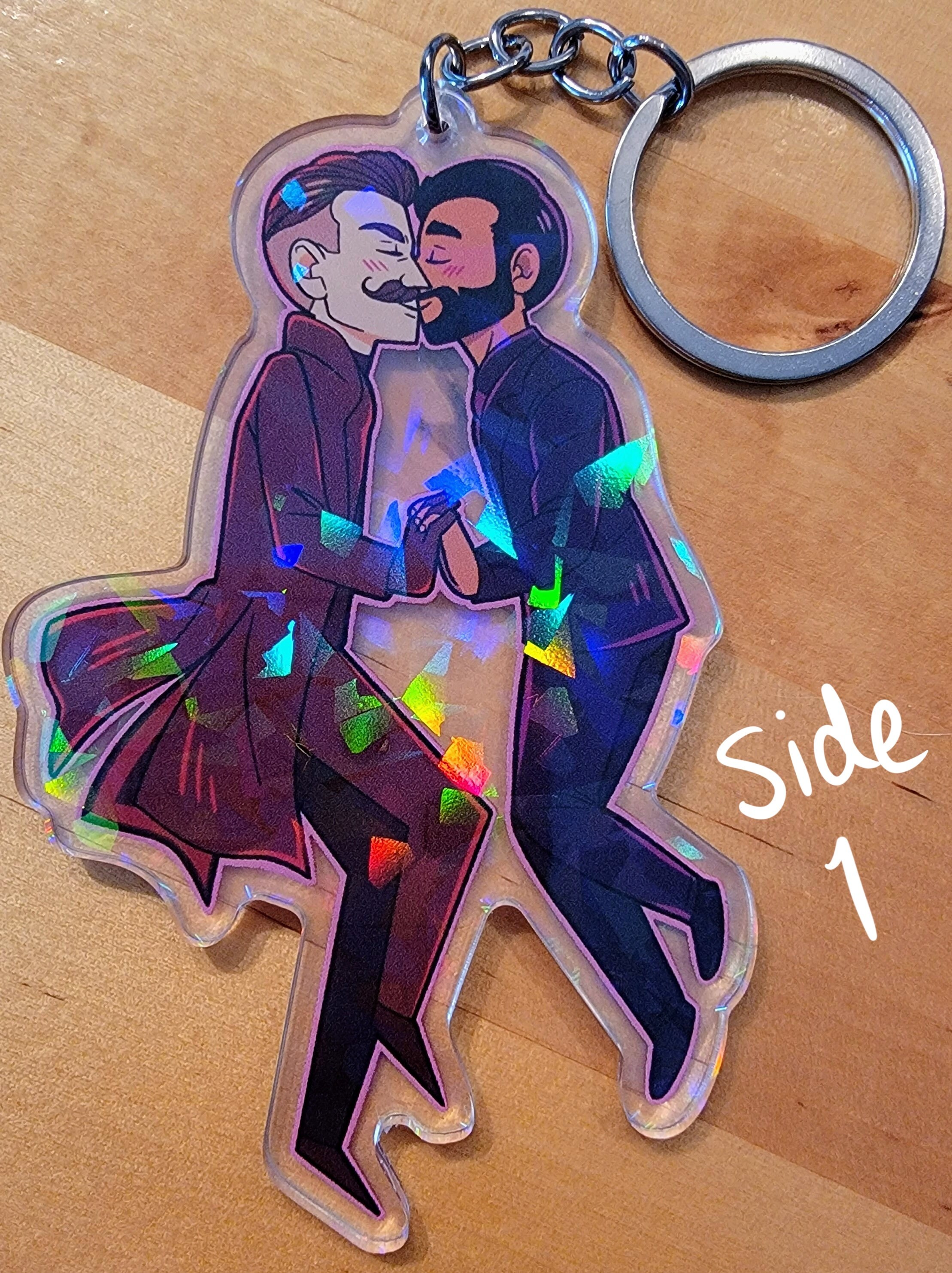 Stobotnik Holo Acrylic Charm Double-sided Holographic Dr. Robotnik X ...