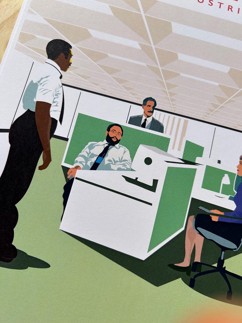 Vintage Lumon Industries Severance Ad Poster: TV Show Art Print - Etsy