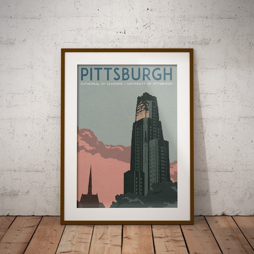 Cathedral of Learning Poster Pittsburgh Wall Art Pittsburgh - Etsy
