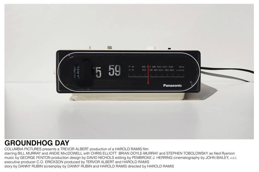 Groundhog Day Movie Clock