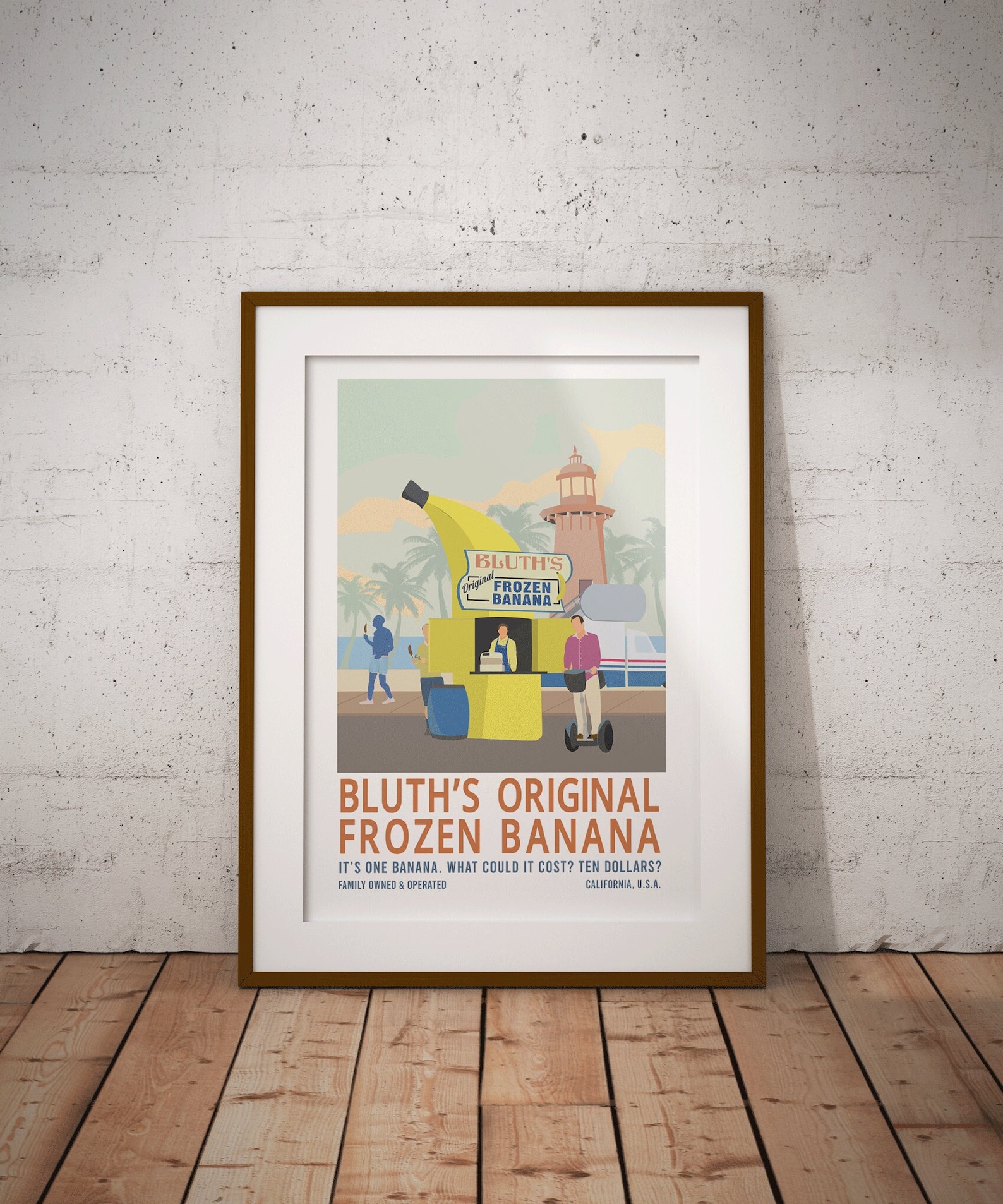 Arrested Development Poster [bluth Banana Stand Ad] (alternative TV ...