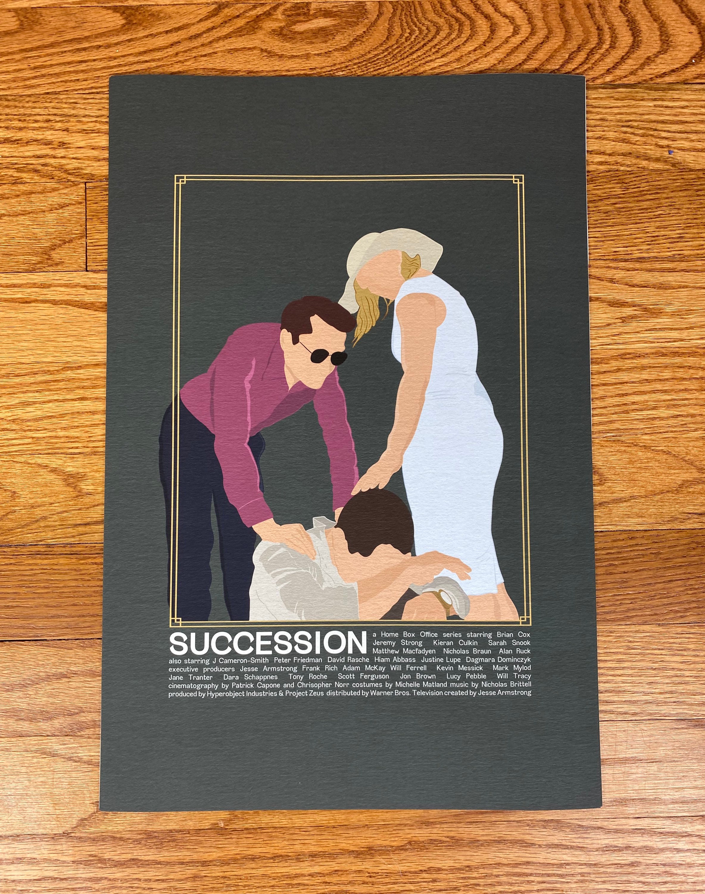 Succession Poster alternative TV Poster Illustrated TV - Etsy