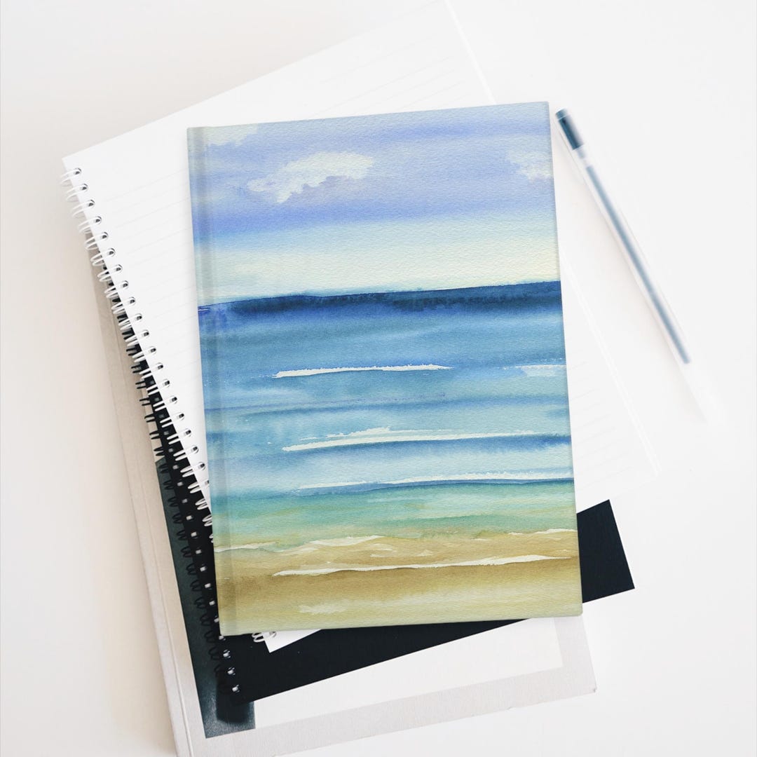 Ocean View Journal: Blank Page Sketchbook, Coastal Decor - 5x7" - Etsy