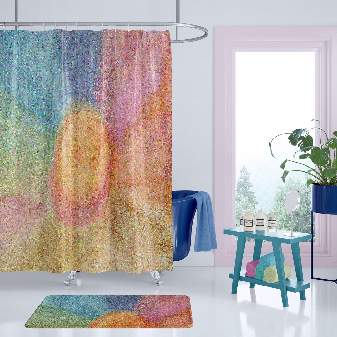 Candy Coasted Sunshine Fabric Shower Curtains - Happy, Sunny, Bright ...