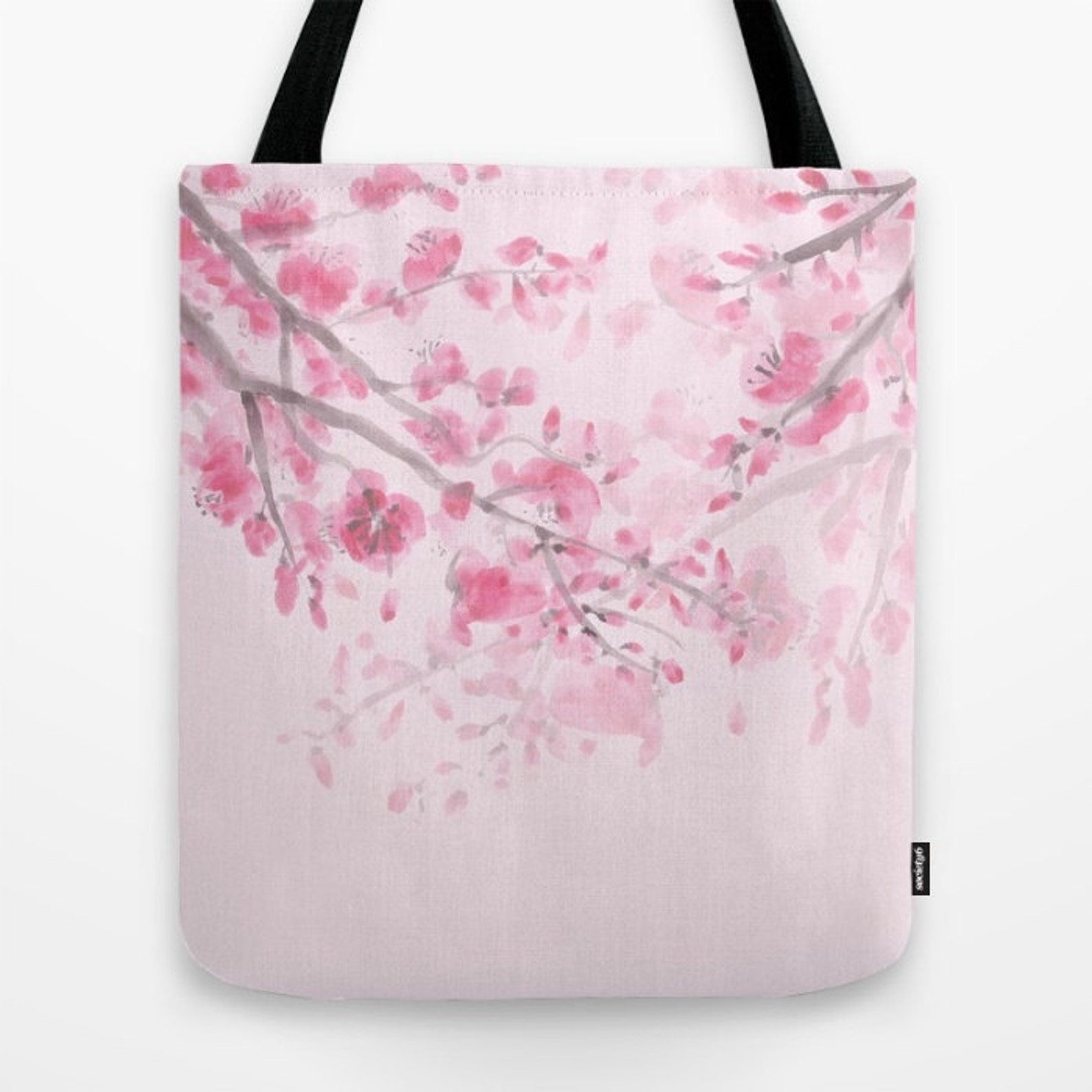 Cherry Blossom Tote Bag: Pink Floral Travel Accessory - Etsy