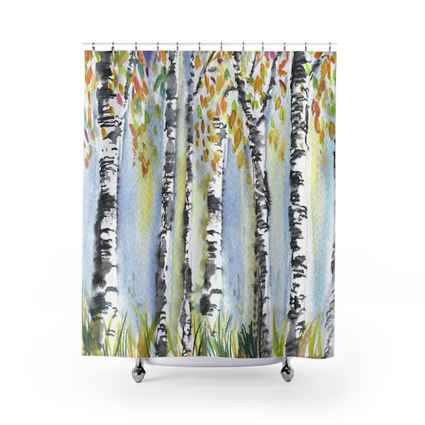 Tree Shower Curtain - Etsy