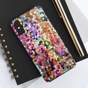 Jewel Tone Mosaic Phone Case - Case Mate Tough Phone Cases - Etsy