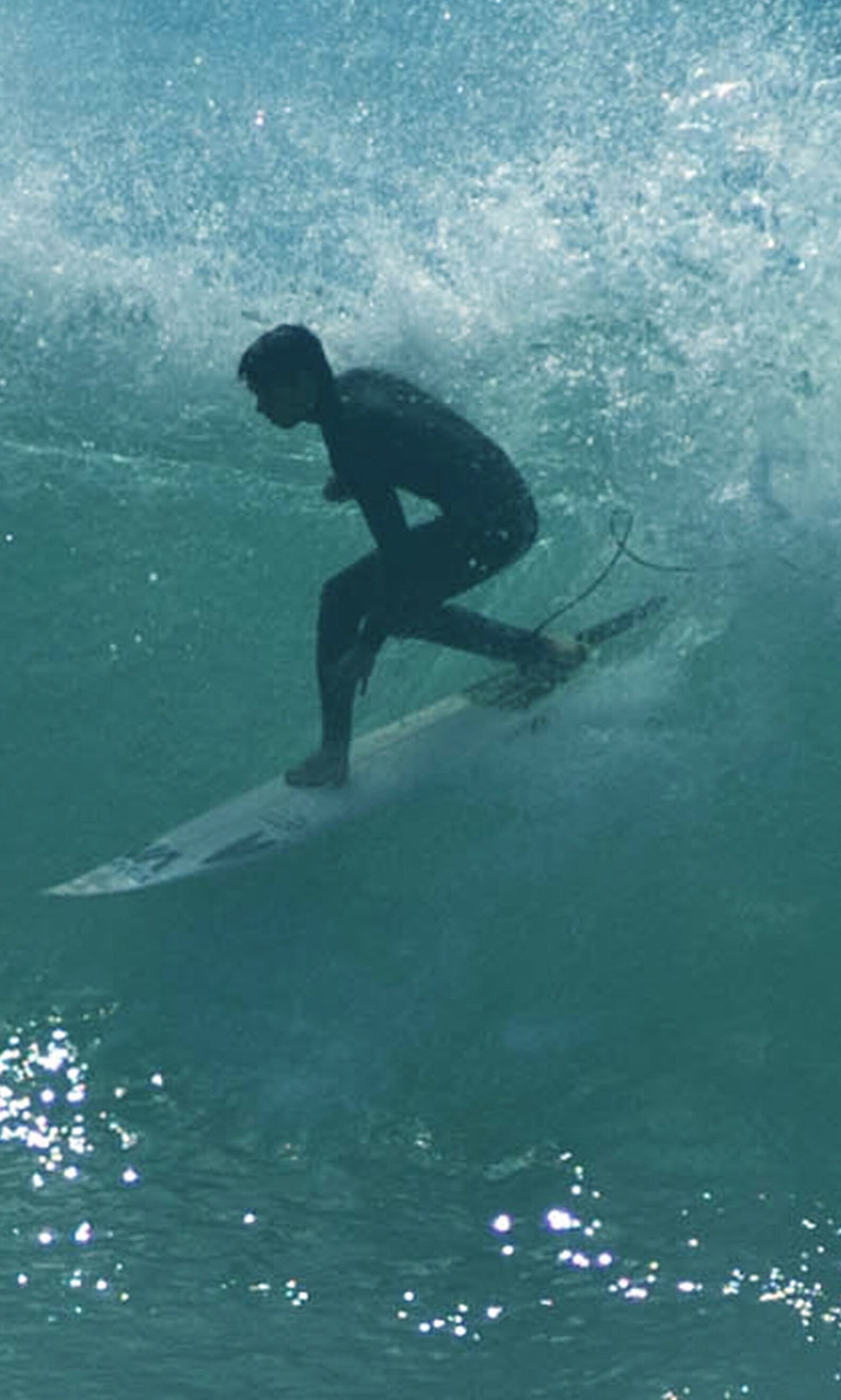 Malibu Surfer Shower Curtain Photographic ocean waves | Etsy