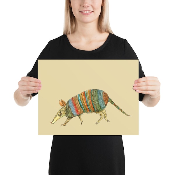 Armadillo Art - Etsy