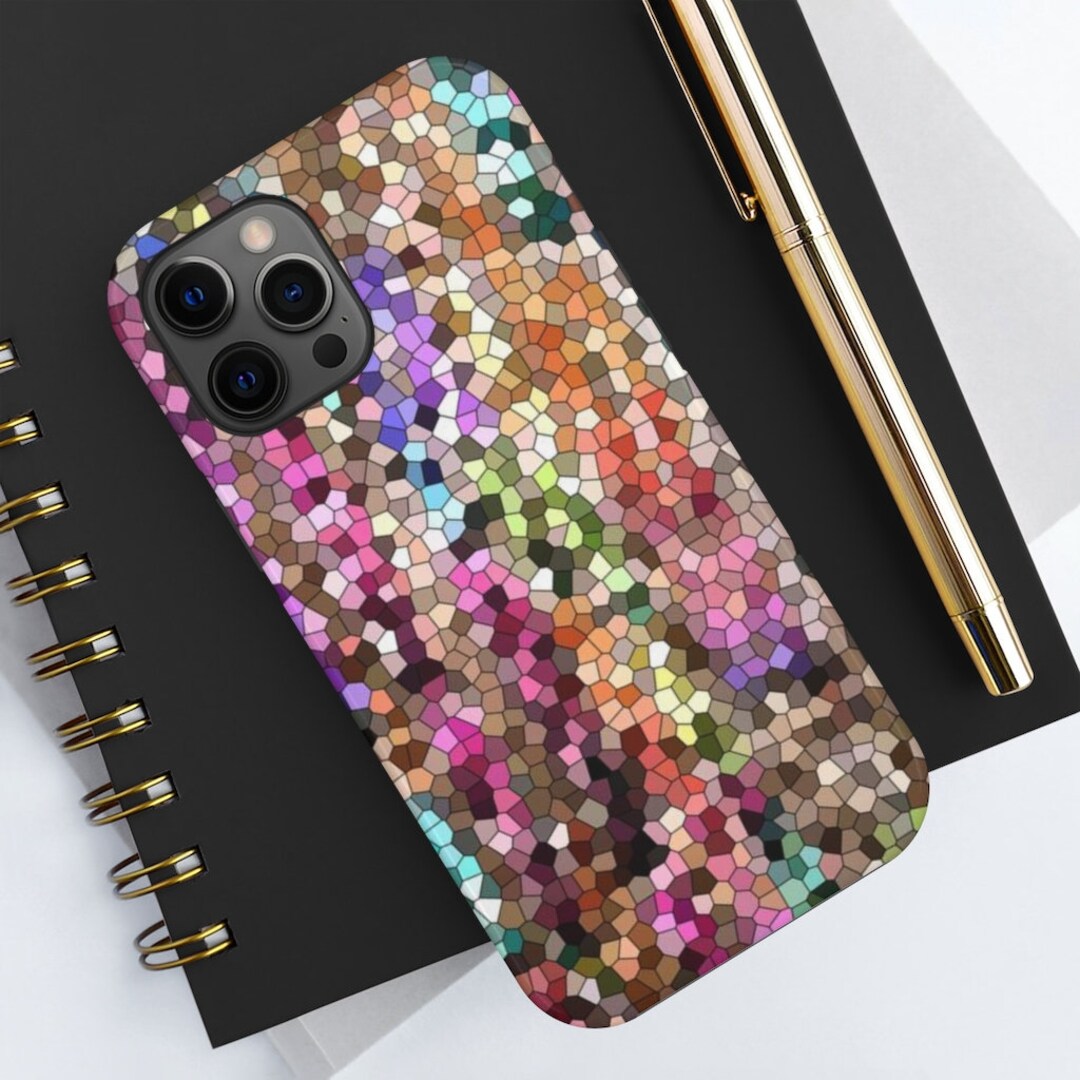 Jewel Tone Mosaic Phone Case - Case Mate Tough Phone Cases - Etsy