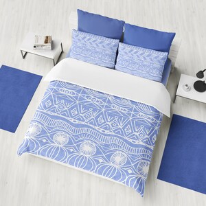 Periwinkle Duvet Cover or Comforter - Hand Drawn Design, Unique ...