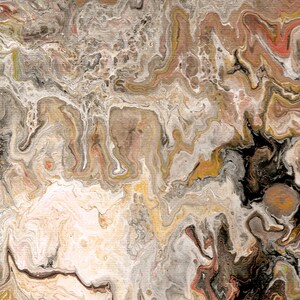 Earth Tone Marble Shower Curtain: Modern Geology Art - Etsy