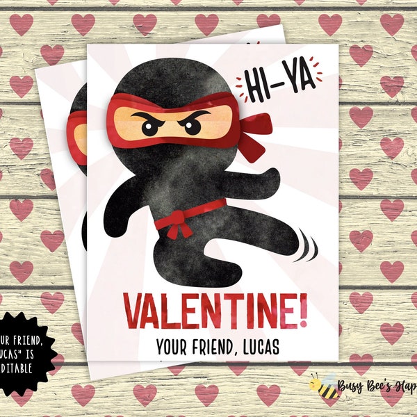 Ninja Valentine - Etsy
