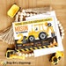 Construction Birthday Invitation, Editable Backhoe Party Invite ...