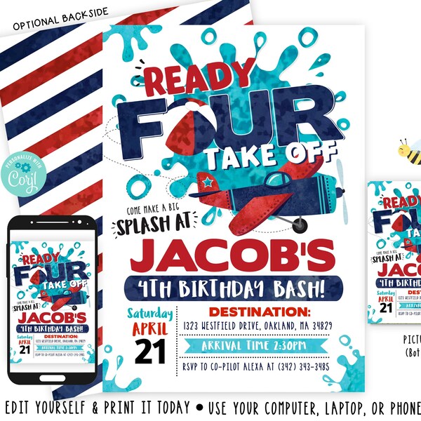 Plane Birthday Party - Etsy