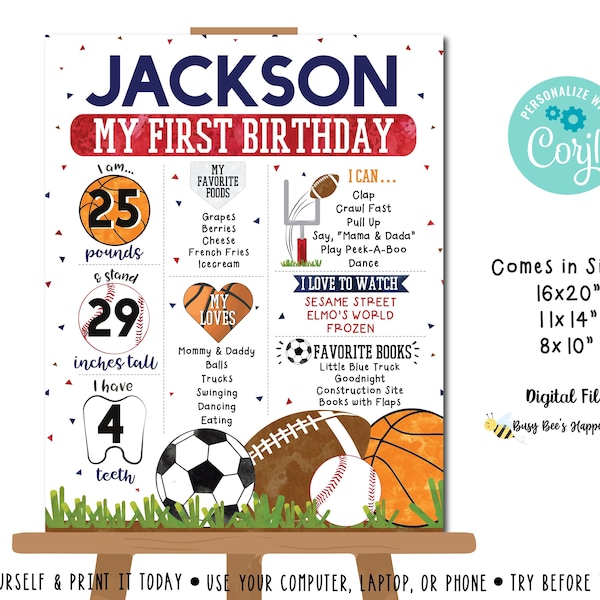 Sports Birthday - Etsy