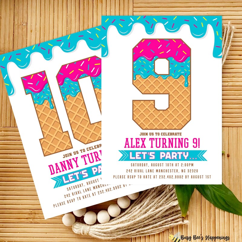 Ice Cream Drip Baseball - Etsy