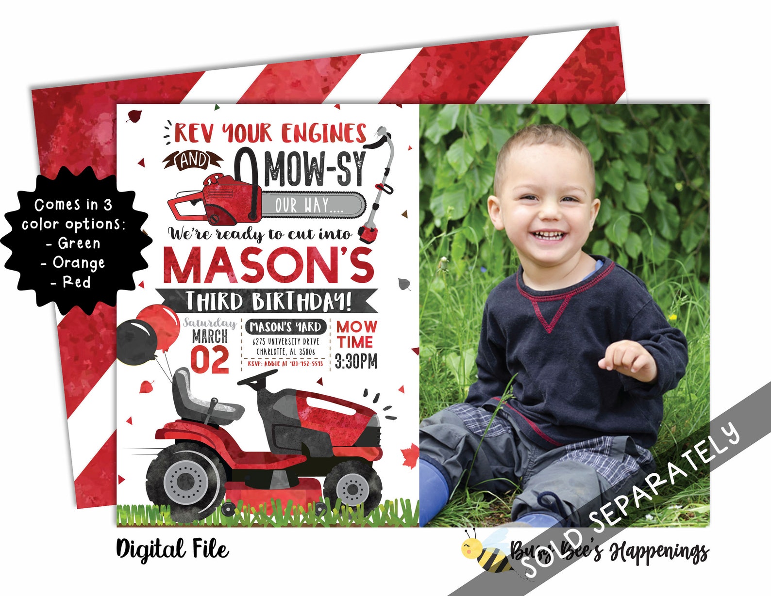 Tractor Favor Tags Riding Lawnmower Favor Tags Tractor - Etsy