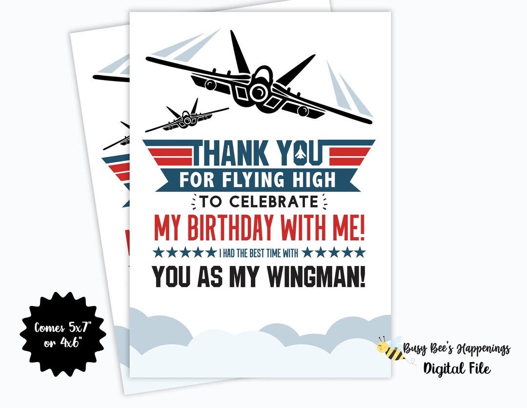 Jet Thank You Notes Jet Thank You Cards Jet Birthday Party Jet Birthday ...