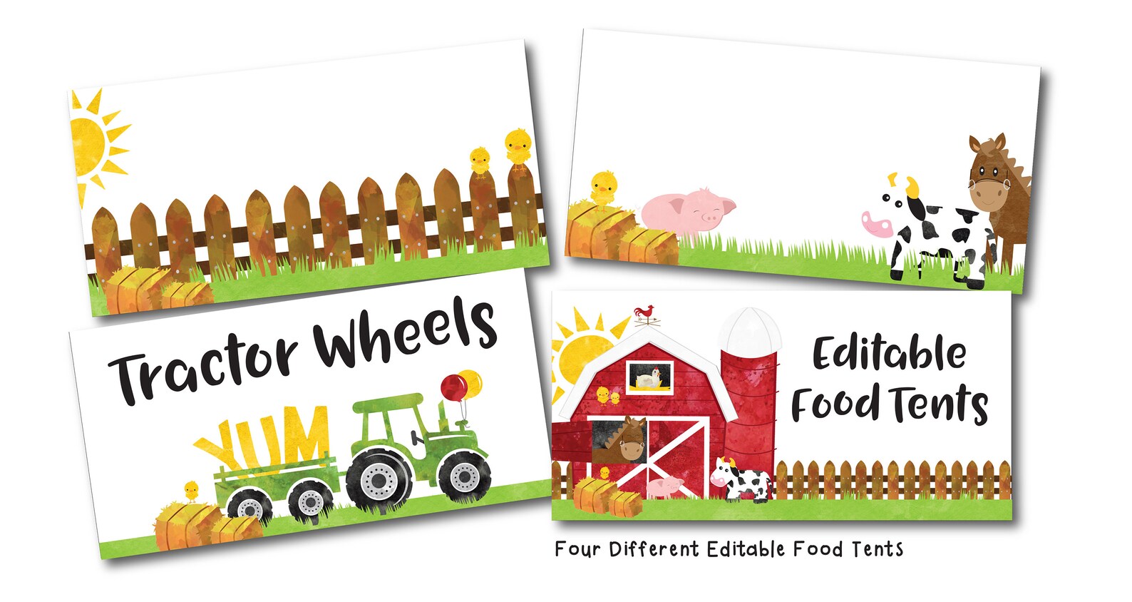 Farm Food Labels Barn Food Labels Farm Food Tents Farm - Etsy