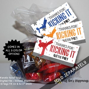 Karate Birthday Party Signs: Ninja Martial Arts Decor (digital File) - Etsy