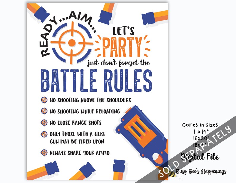 Darts Invitation Dart Guns Birthday Invitation Dart Guns Party - Etsy