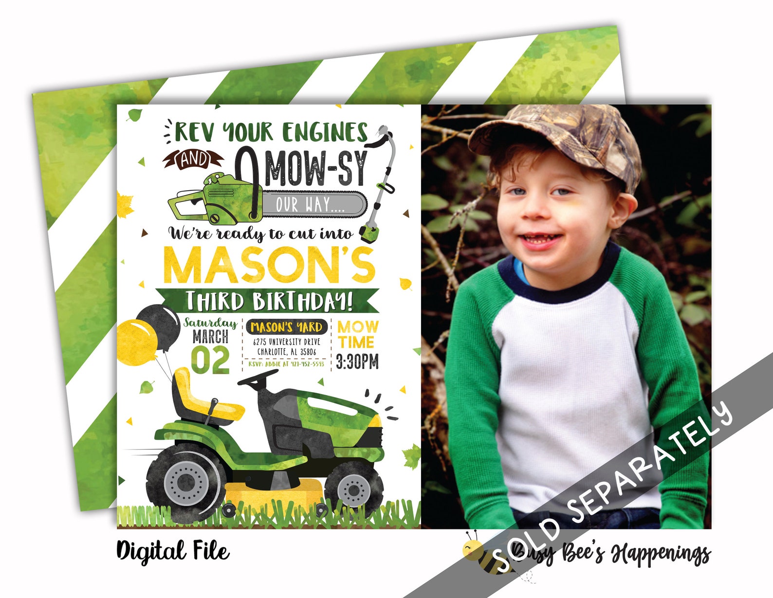 Riding Lawnmower Birthday Signs Tractor Birthday Signs - Etsy