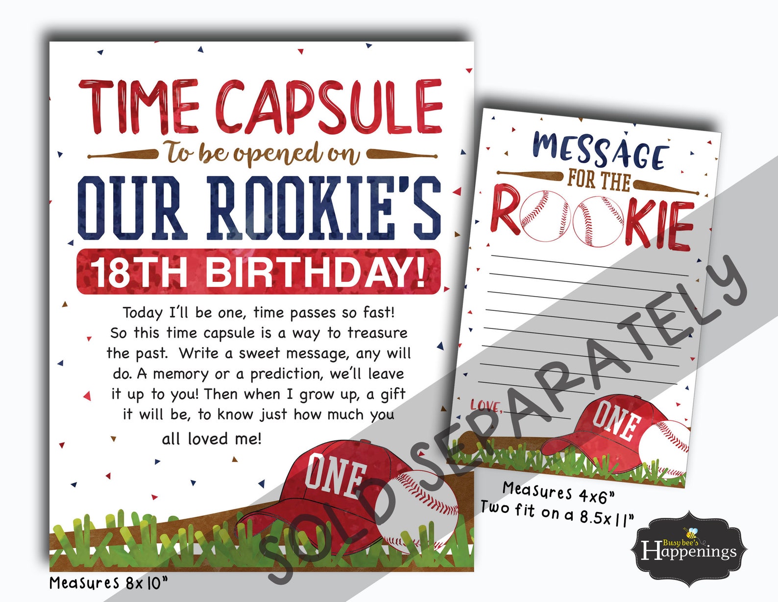 Baseball Cupcake Toppers Rookie of the Year Cupcake Toppers | Etsy